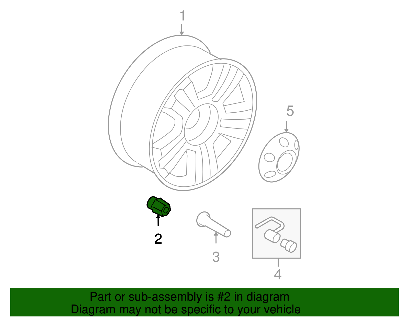 6L3Z-1120-BA - 2006-2012 Ford F-150 - Wheel Nut | Dealer Auto Parts