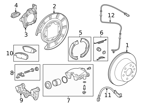 Drums & Rotors for 2017 Cadillac Escalade ESV | GMPartsDirect.com