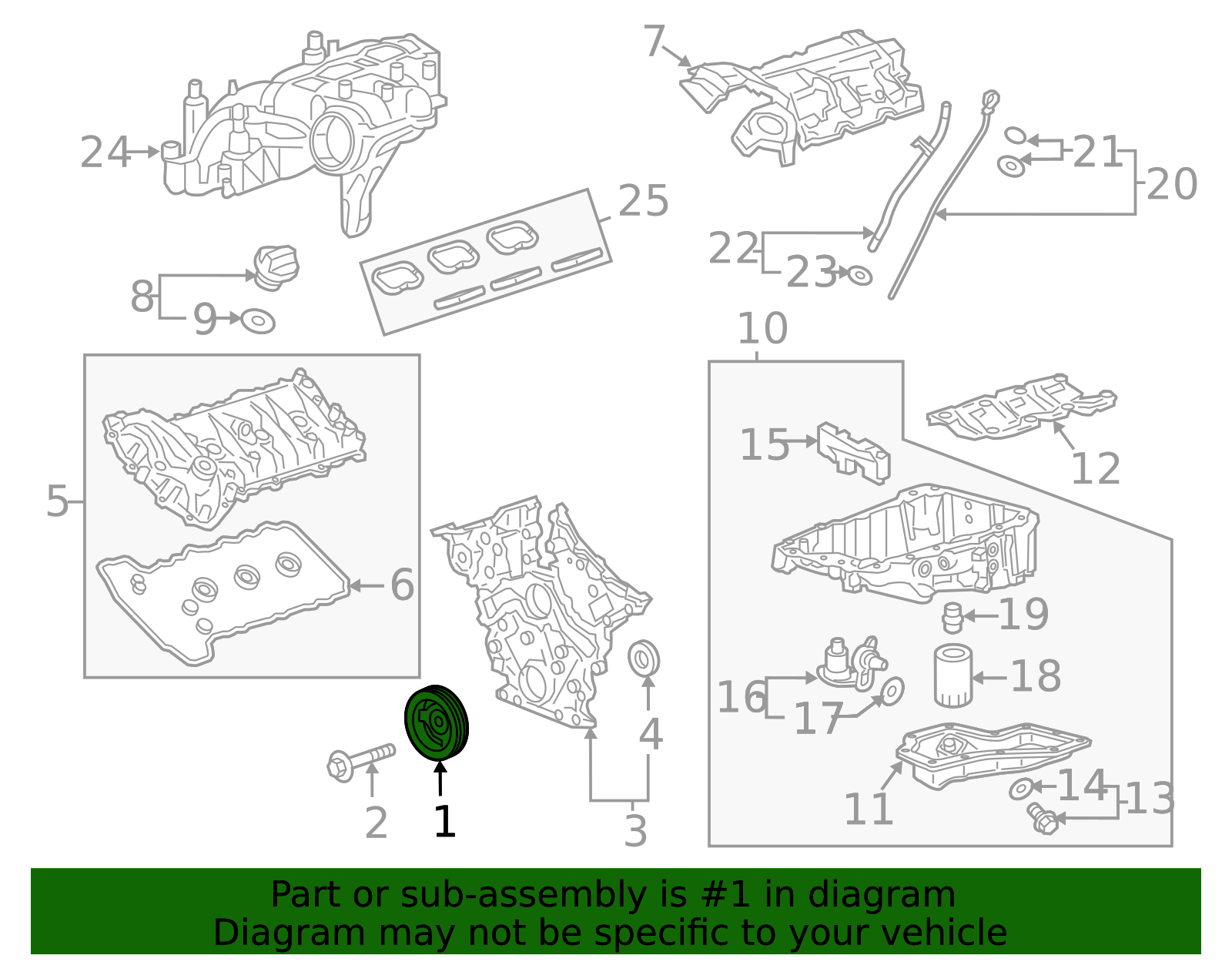2016-2025 GM Crankshaft Balancer 12700427 | Capital Chevy Parts