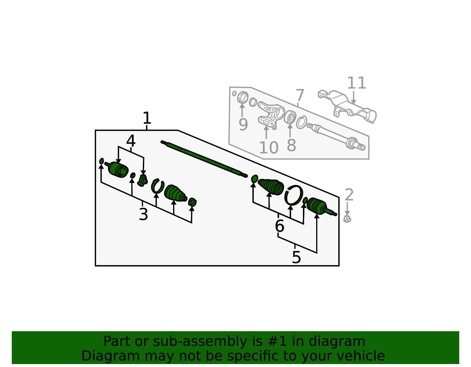 44305-S9A-N00 - Axle Assembly - 2002-2006 Honda CR-V | Conicelli Honda ...