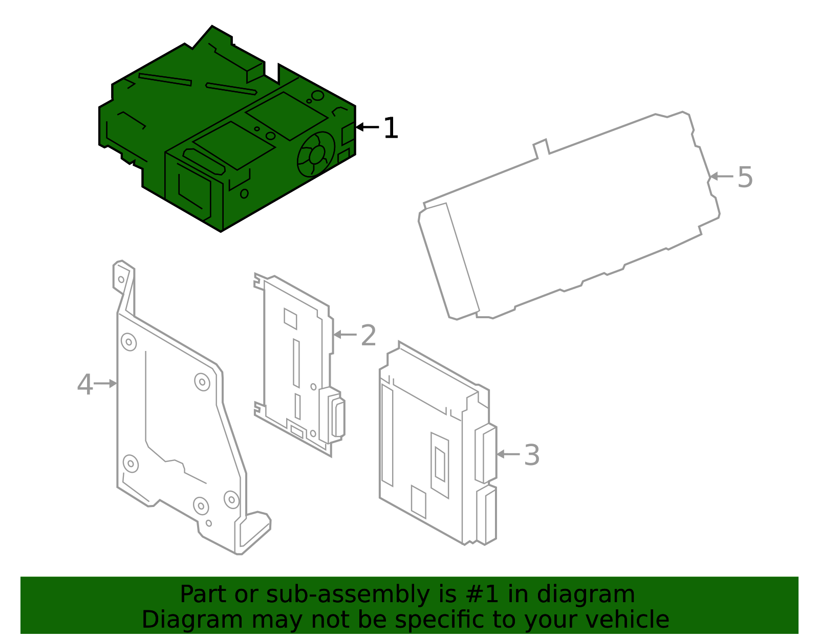 2019-2025 Audi Control Module 4K0-035-084-F | TascaParts.com