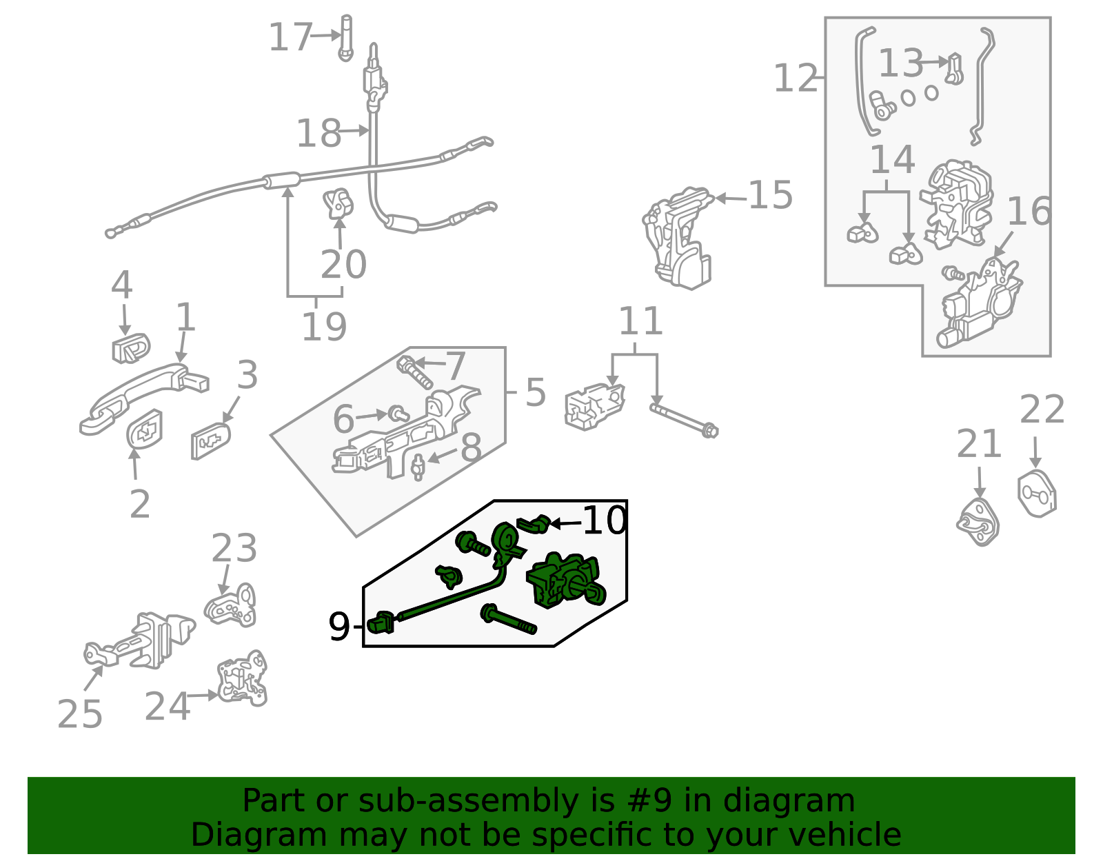 72185-SEP-A01 - 2004-2006 Acura TL - Cylinder, L Door | All Discount ...