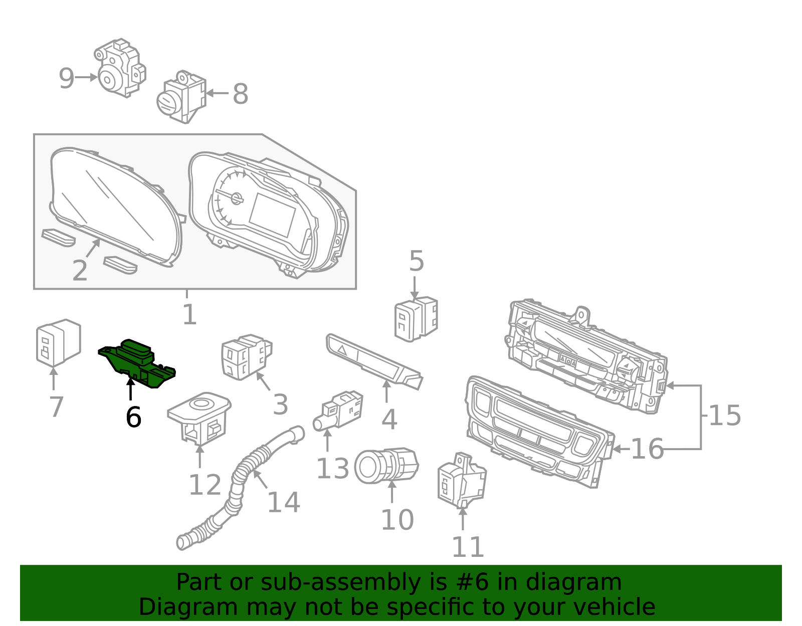 35550-TG7-A01 - Traction Control Switch 2016-2020 Honda Pilot | Honda ...