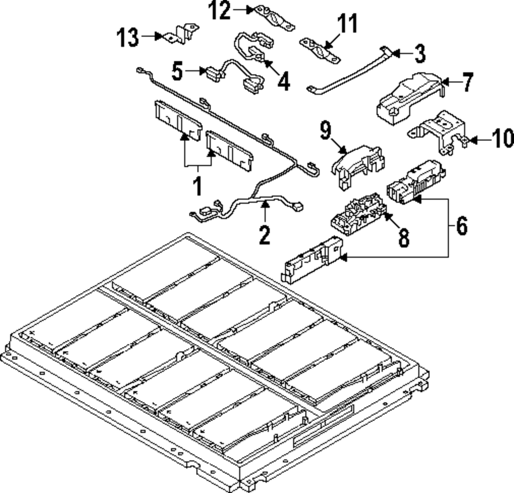0Z1-915-521-N - Control Module Cover 2023-2024 Volkswagen ID.4 ...