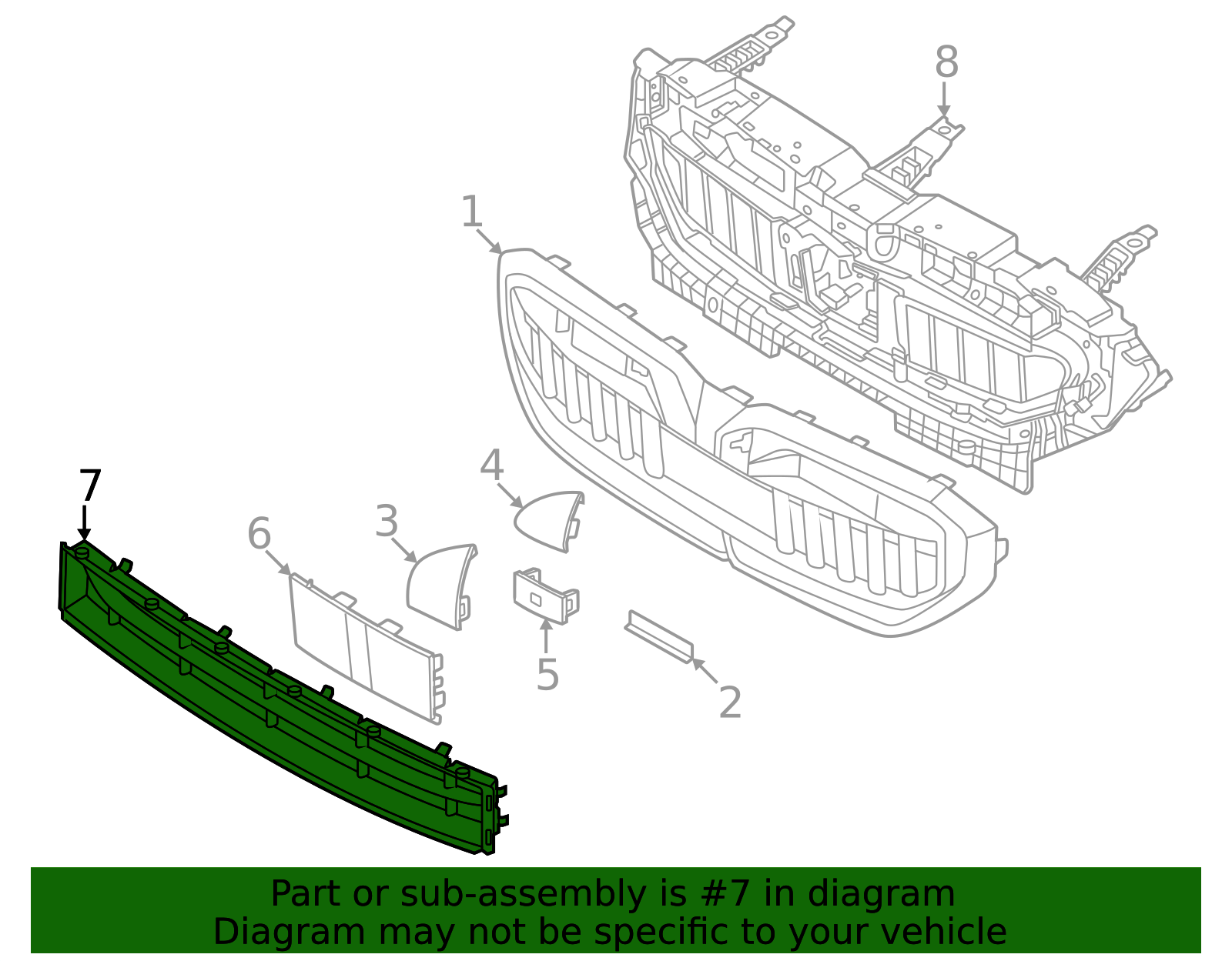 2024-2025 BMW | Lower Grille | 51-11-9-879-279 | BMW OEM Parts Store
