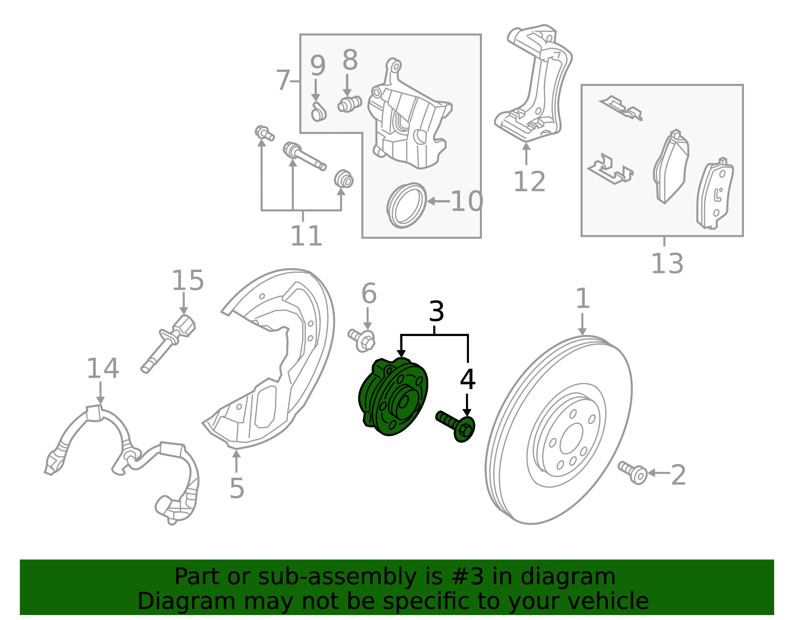 2019-2025 Volvo Hub Assembly 32425477 | TascaParts.com