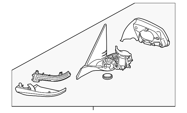 51-16-7-345-685 - 2013-2019 BMW - Mirror Assembly | BMWPartsHub