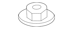 2008-2024 Mini Filler Tube Retainer Nut 07-14-7-336-362 | Mini Parts Direct