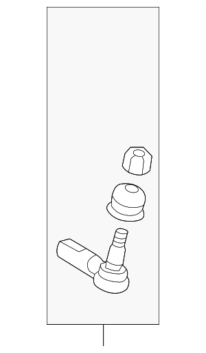 2003-2024 Mitsubishi Outer Tie Rod 48564W000P | Mitsubishi Parts Central