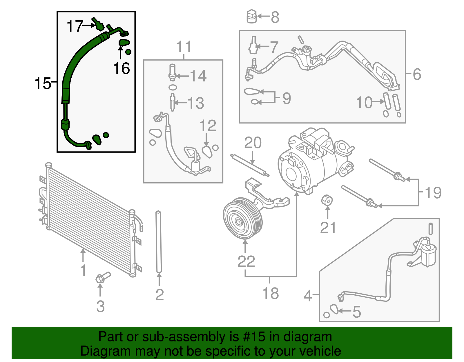 2013-2019 Ford | Suction Tube | DE9Z-19867-B | Walls' Ford Parts