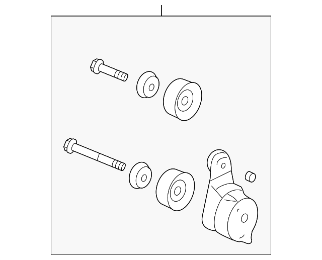 31170-RCA-A04 - Tensioner Assembly, Auto 2007-2013 Acura | Honda Acura ...