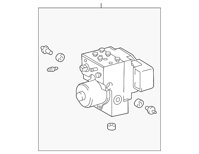 Genuine Toyota ABS Modulator Valve part# 44050-48110 for 2004-2007 ...