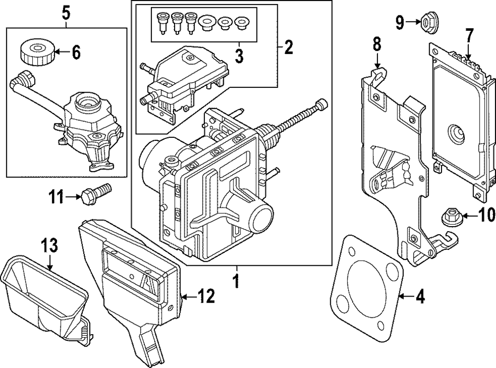 2022-2025 BMW iX ABS Control Unit 34-50-5-A9C-088 | BMW Parts Online Hub