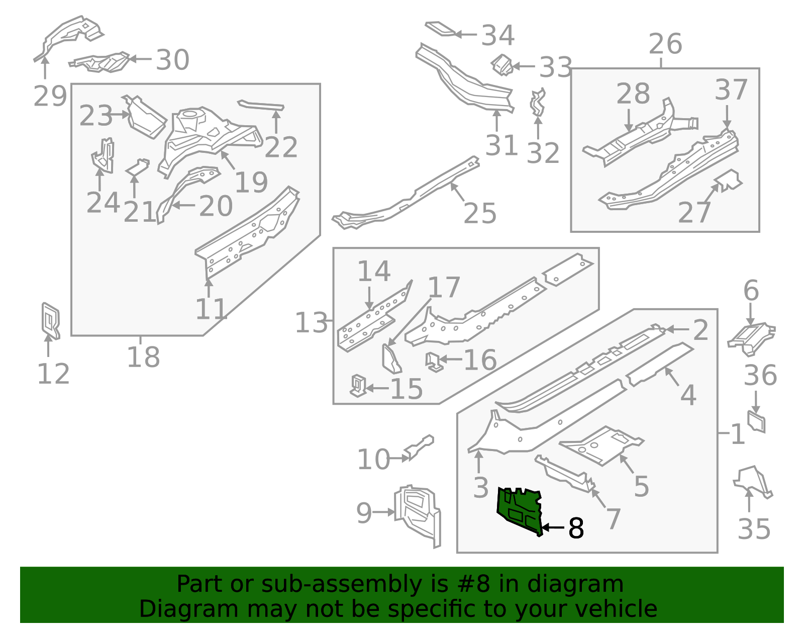 8W0-806-290-A - Wheelhouse Panel 2017-2025 Audi | Audi OEM Parts Guy