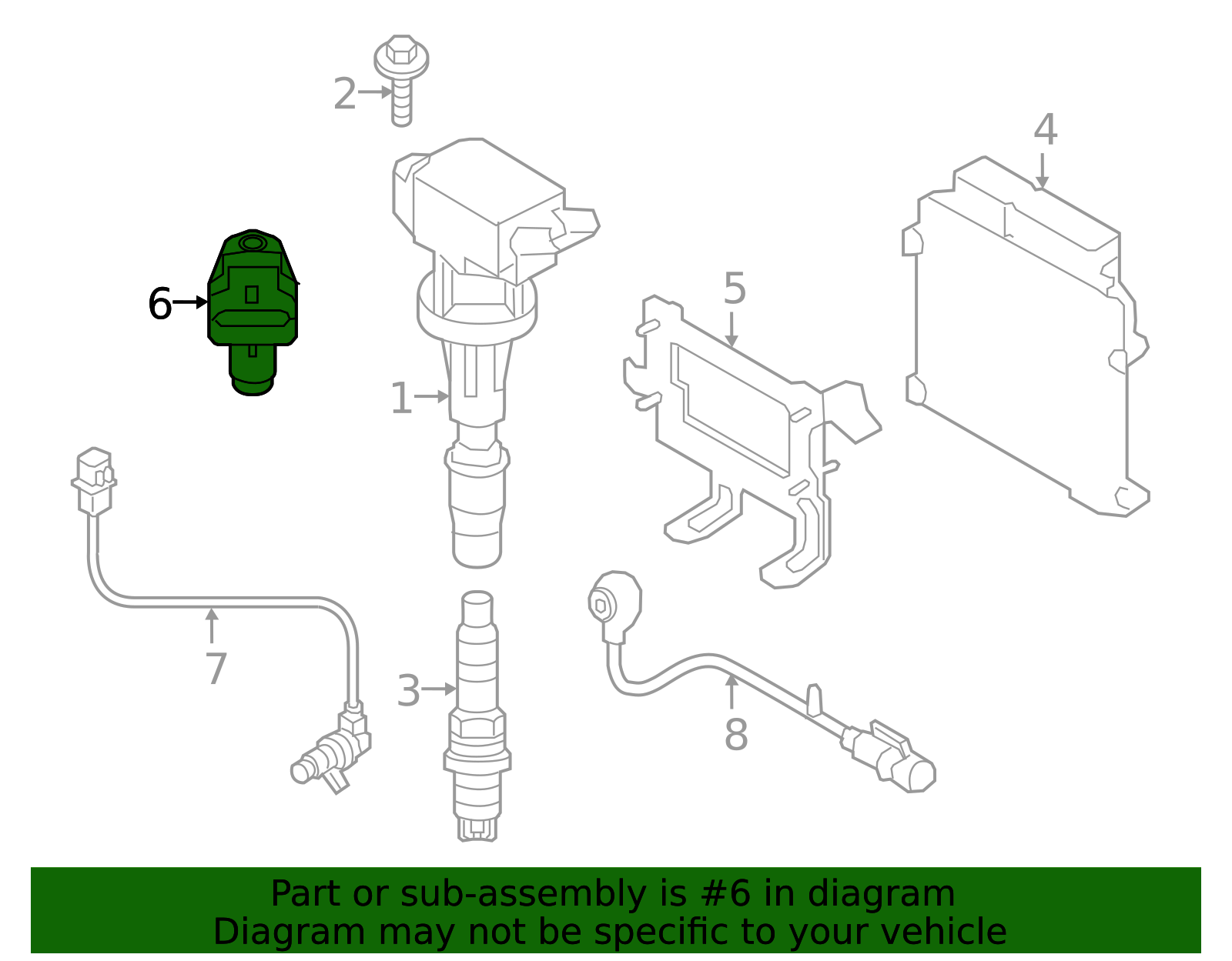 39350-08HA0 - Camshaft Sensor 2023-2025 Kia Niro | Kia.Parts Store