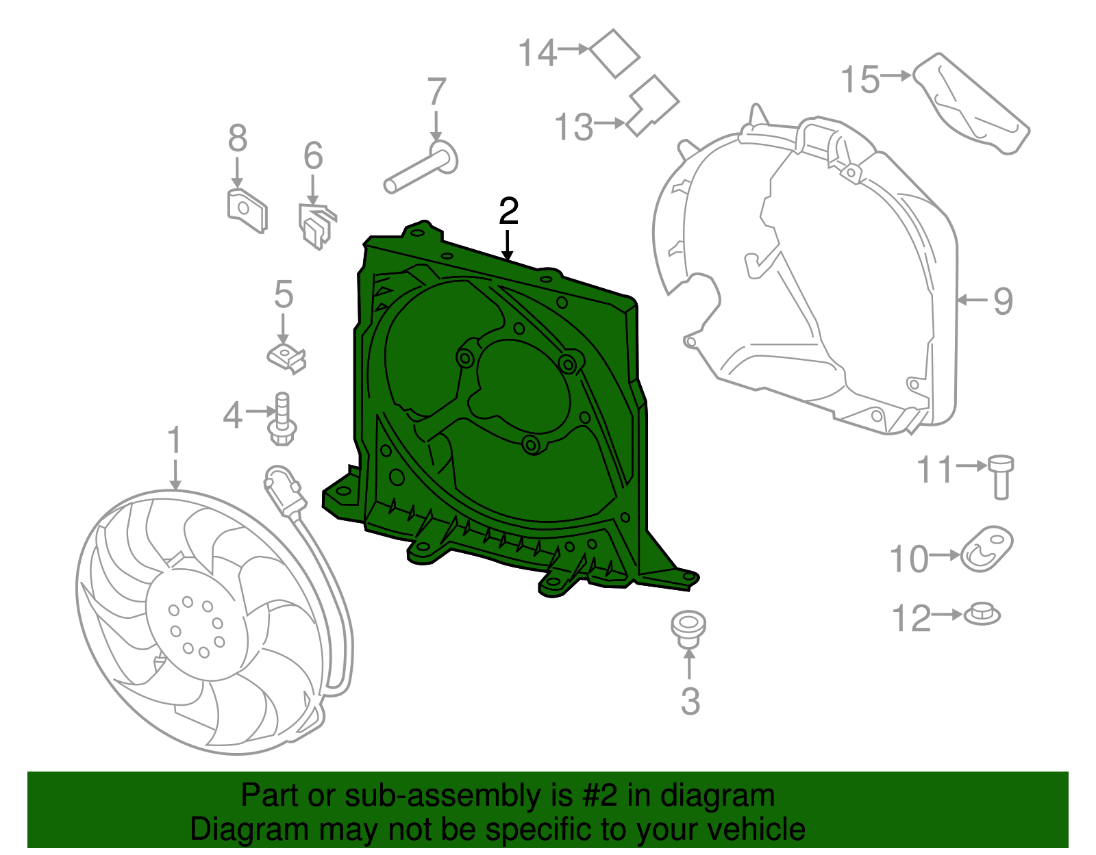 2016-2024 Porsche Fan Shroud 9P1-121-384-A | Sunset Porsche Parts