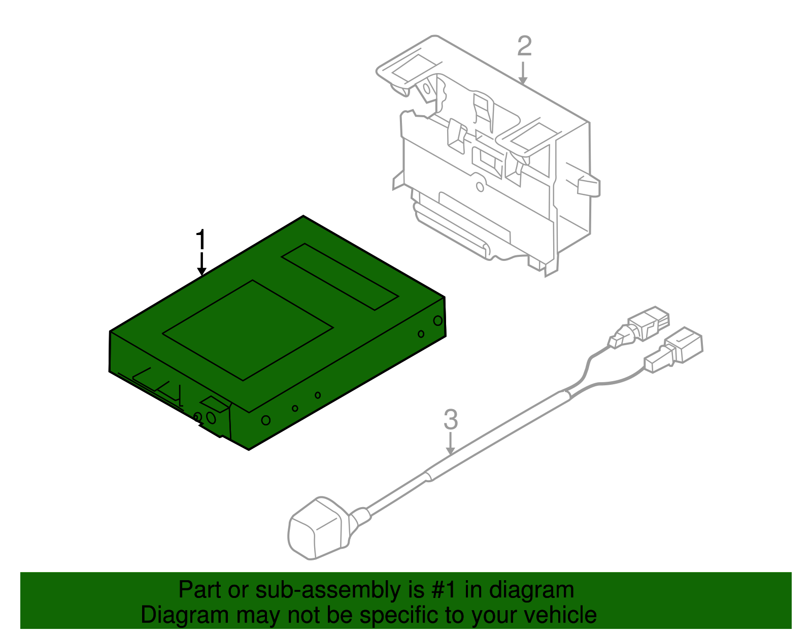3C8-907-441 - Volkswagen Control Module 2009-2015 Volkswagen CC ...