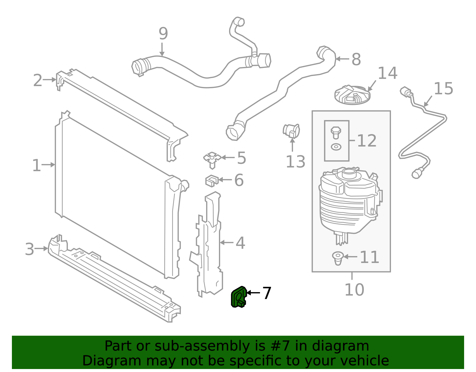 2019-2025 BMW | Side Cover Lower Insulator | 17119895624 | BMW OEM ...