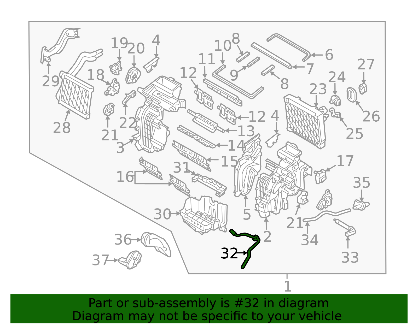 2020 Hyundai Elantra Drain Hose 97173-F2AA0 | MotorMotor