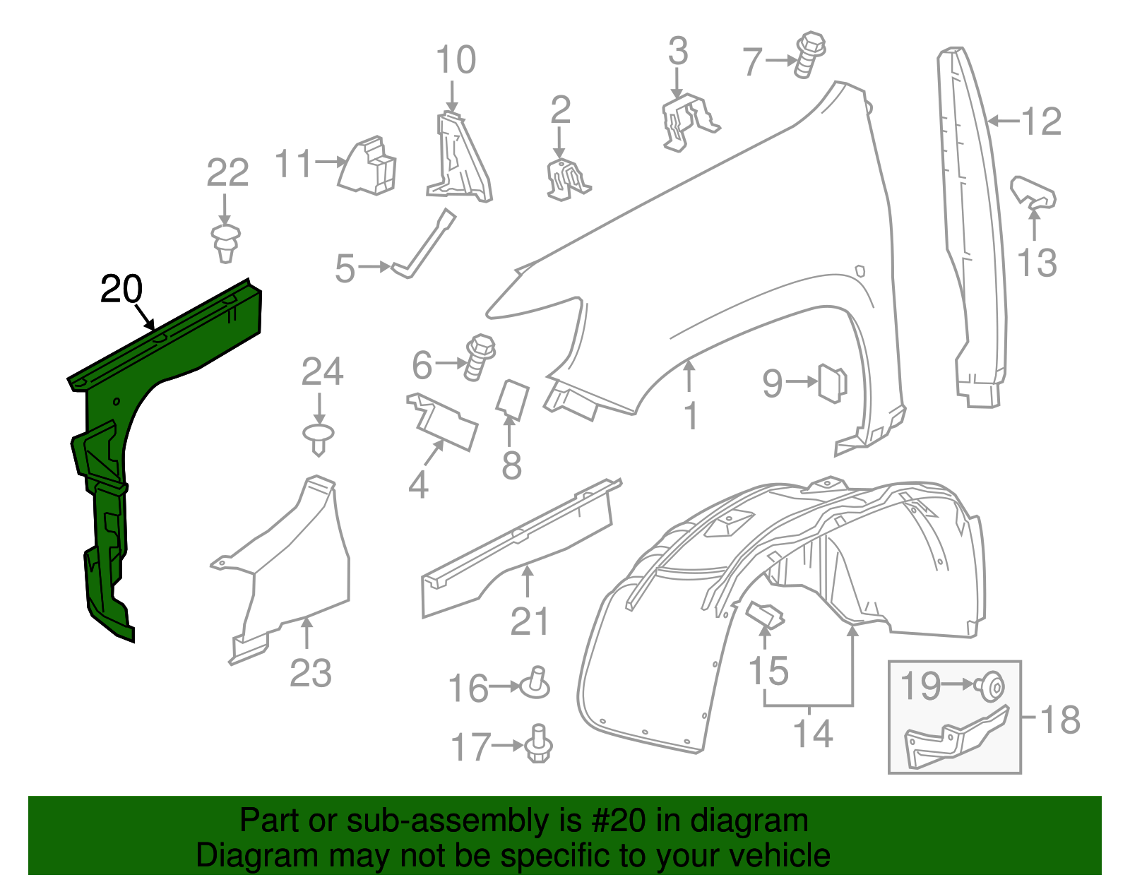 2015-2022 GM Intake Air Splash Shield 84420769 | Capital Chevy Parts
