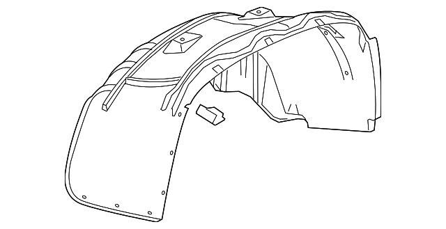 2021-2022 GM Front Passenger Side Wheelhouse Liner 84634869 | Capital ...