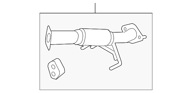 28610-2K500 - Front Pipe 2012-2013 Kia Soul | Kia.Parts Store