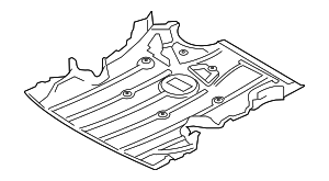 51757129341 - 2006-2013 BMW Under Cover (51-75-7-129-341) | BMW of ...