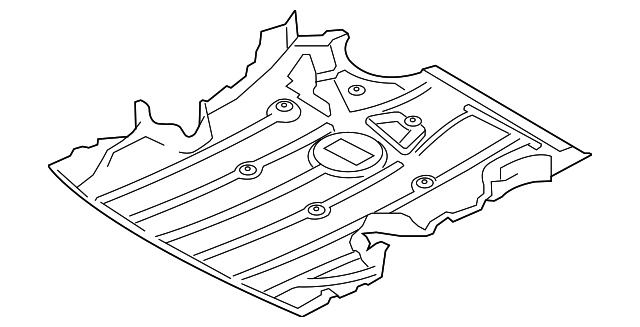 51757129341 - 2006-2013 BMW Under Cover (51-75-7-129-341) | BMW of ...