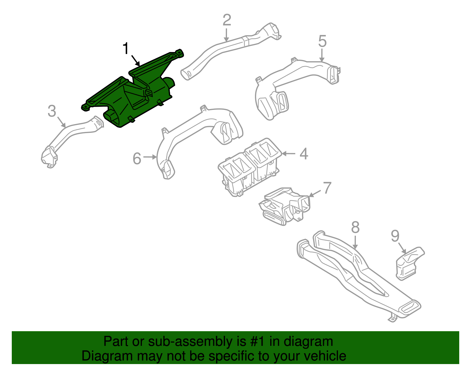 2008-2017 Infiniti Defroster Nozzle 27800-1BA0A | Faulkner Infiniti of ...