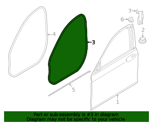 Genuine BMW 51-72-7-390-750 | Door Weather-Strip | FREE Shipping on ...