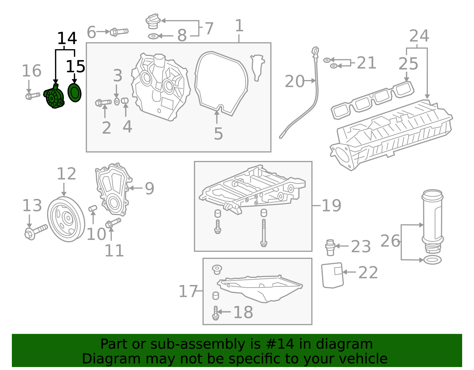 2019-2025 GM Camshaft Position Actuator 12709014 GM | GMPartsDirect.com