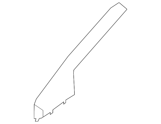 JT1Z-6103598-AE - Windshield Pillar Trim 2018-2023 Ford Transit Connect ...