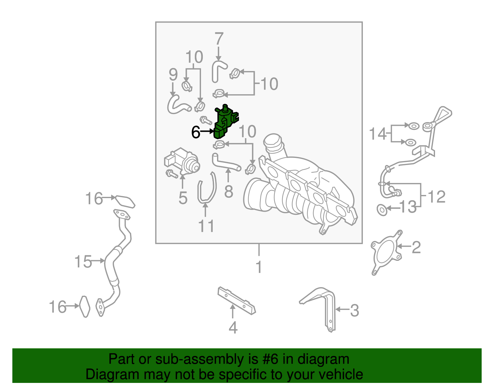 2005-2018 Volkswagen Solenoid Valve 06F-906-283-F | VW Direct Auto Parts