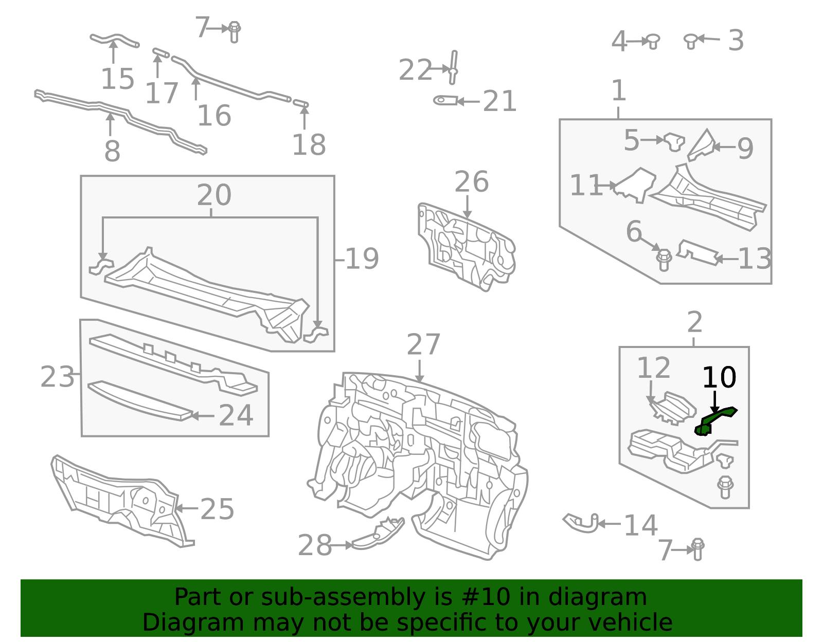 74212-SWA-A00 - Hinge Cover 2007-2011 Honda CR-V | Honda Parts Online
