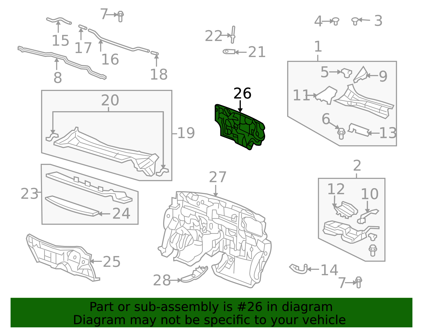 Engine Compartment Insulator - OEM Noise & Heat Control | AutoNation Parts