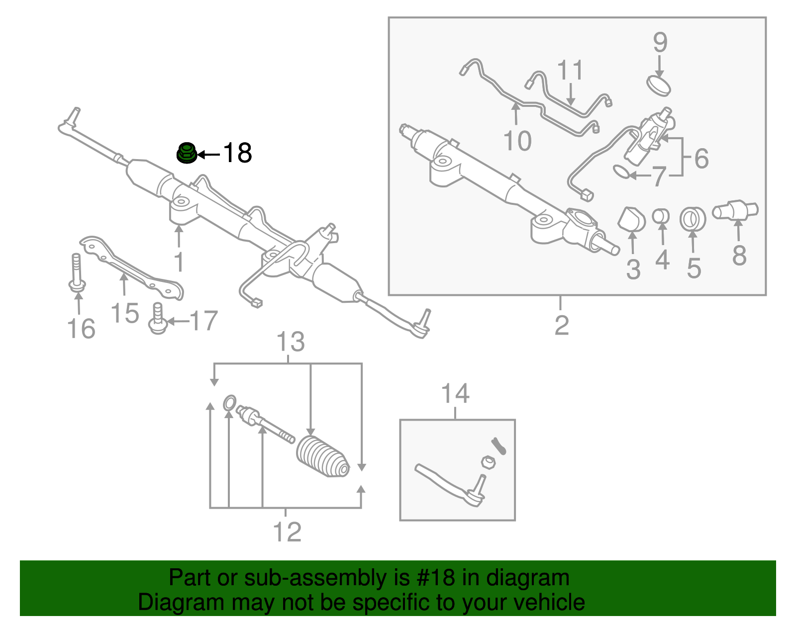 2009-2025 Nissan Mount Bracket Nut 54588-JK00A | Kline Nissan