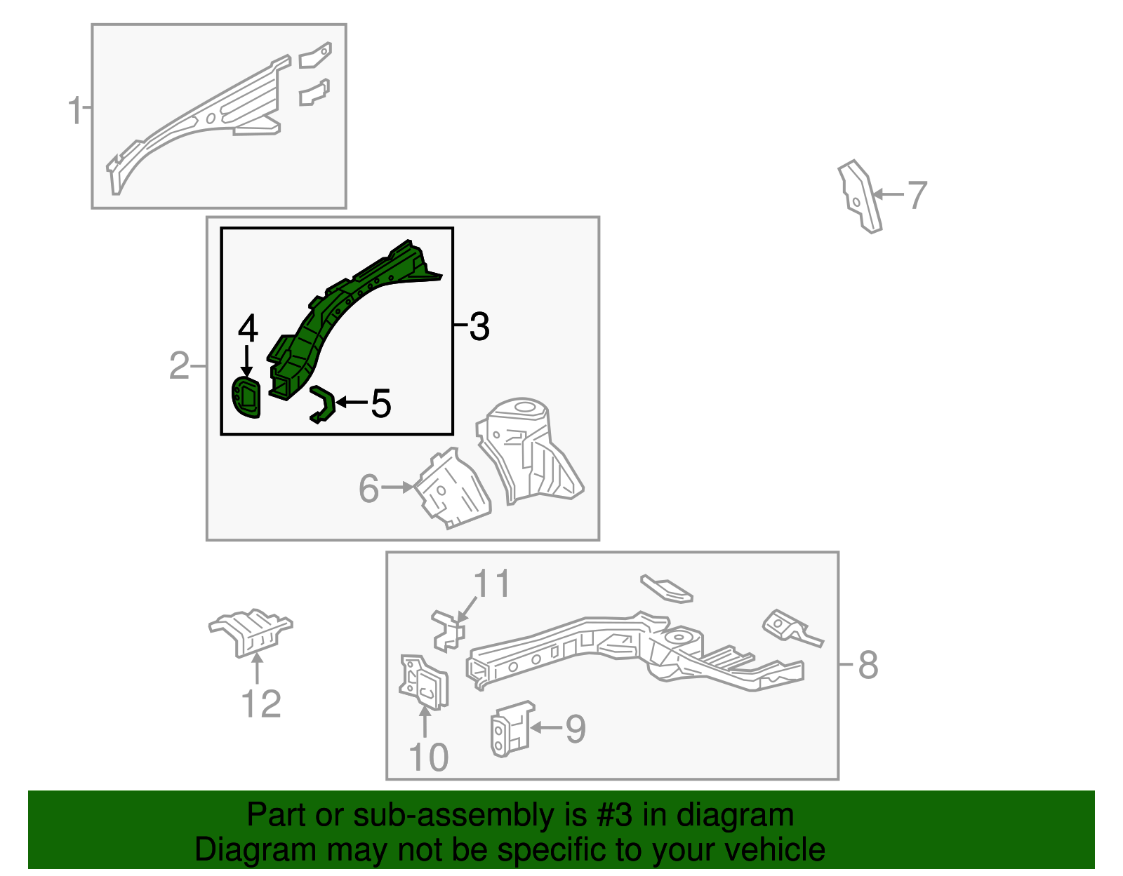 Genuine OEM Acura - Upper Inner Rail Part# 04674-TV9-A00ZZ | Acura ...