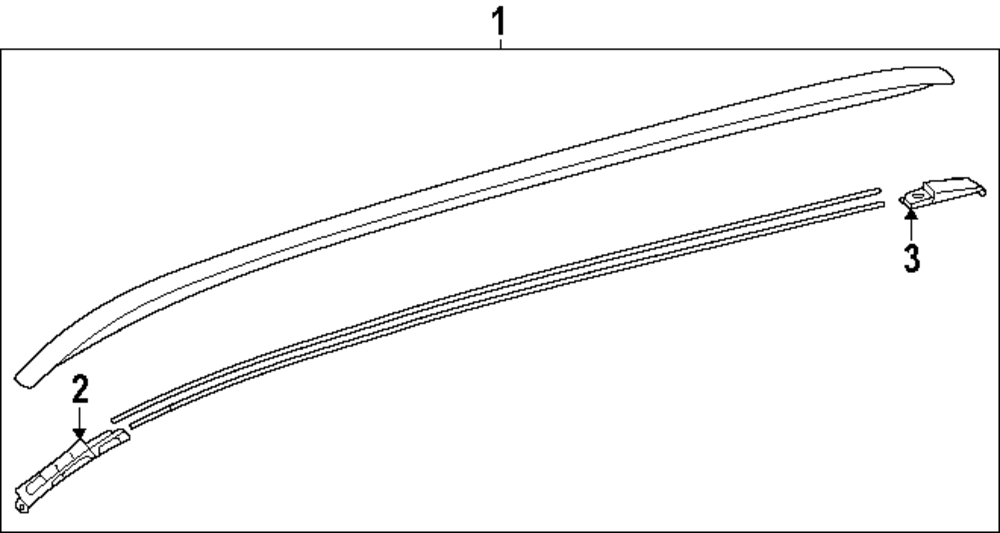 Genuine Official Toyota Front Brace part# 63487-30020 for 2025 Toyota ...