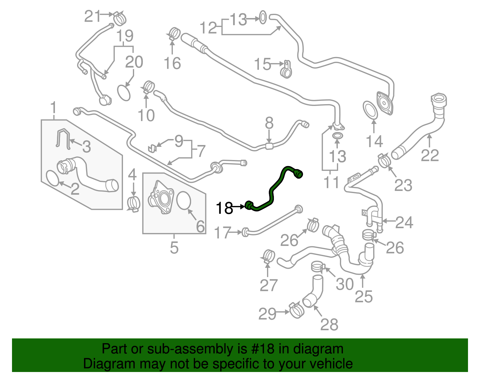 4G0-121-081-BT - Vent Tube 2013-2015 Audi | Audi OEM Parts Guy
