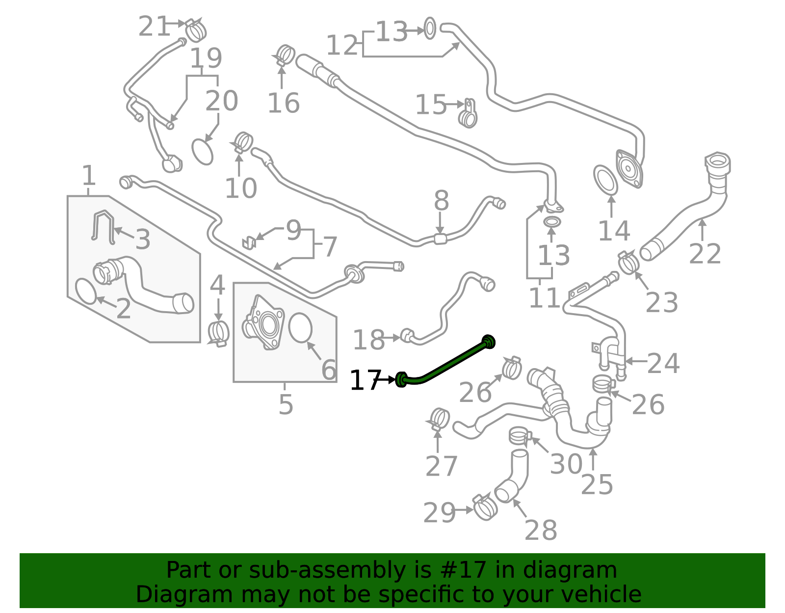 4G0-121-081-CQ - 2016-2018 Audi - Vent Tube 2016-2018 Audi | European ...