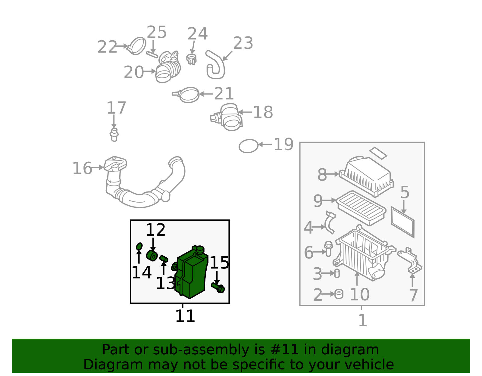 Genuine Resonator Assembly for 2006-2011 Hyundai Accent | Part# 28190 ...