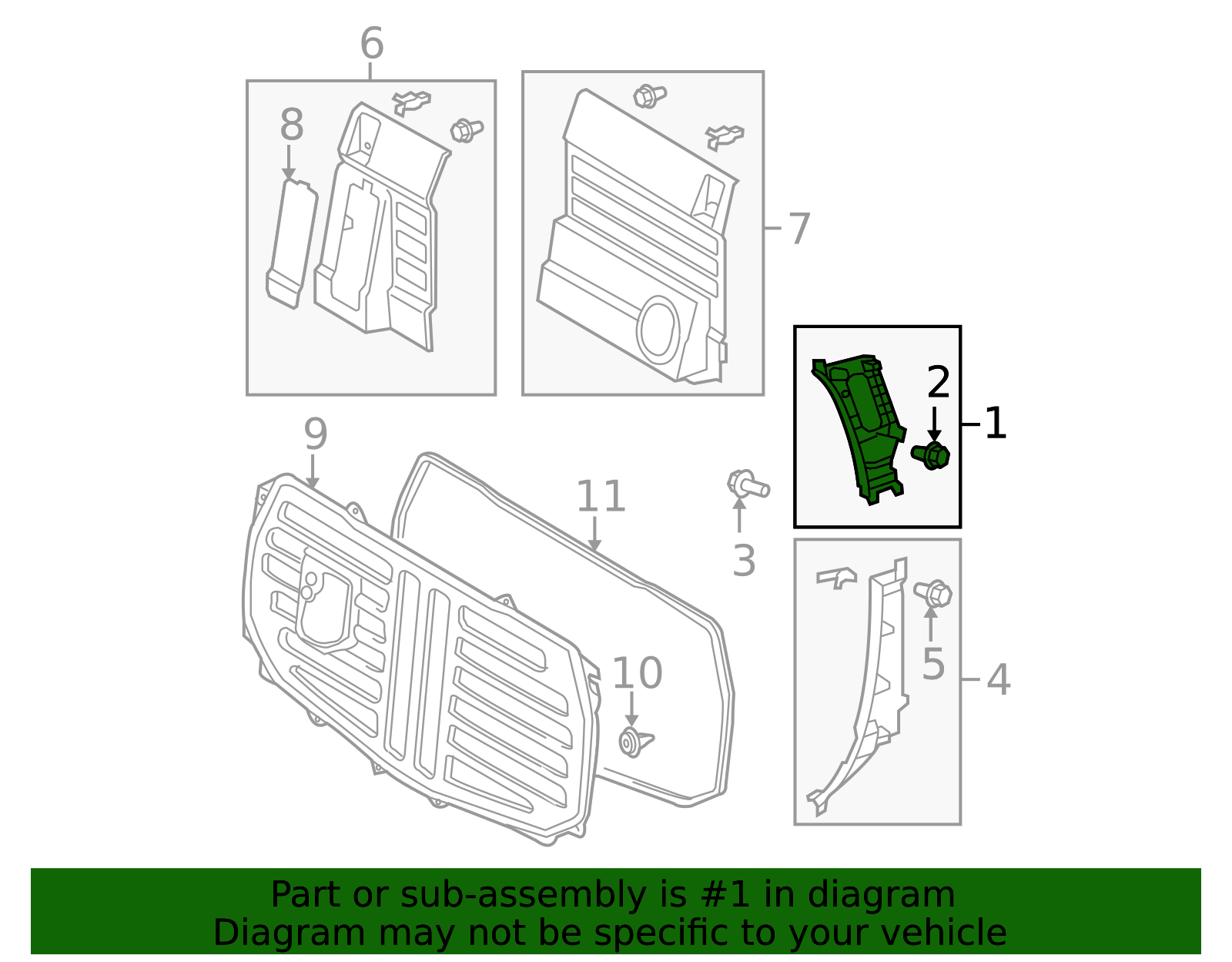 62520-0C100-E2 - Upper Trim 2007-2013 Toyota Tundra | Norm Reeves ...