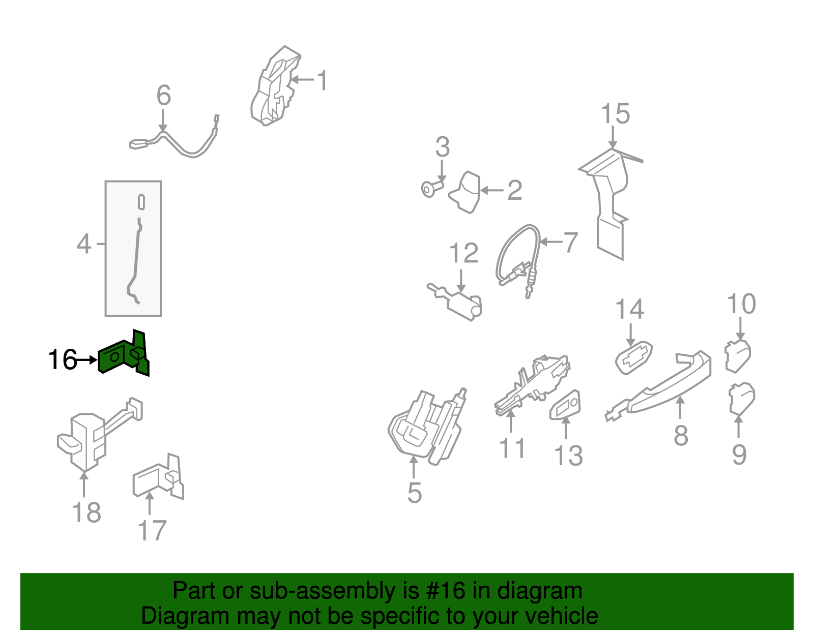 2014-2019 BMW Upper Hinge 41-00-7-377-546 | BMW Parts Online Hub