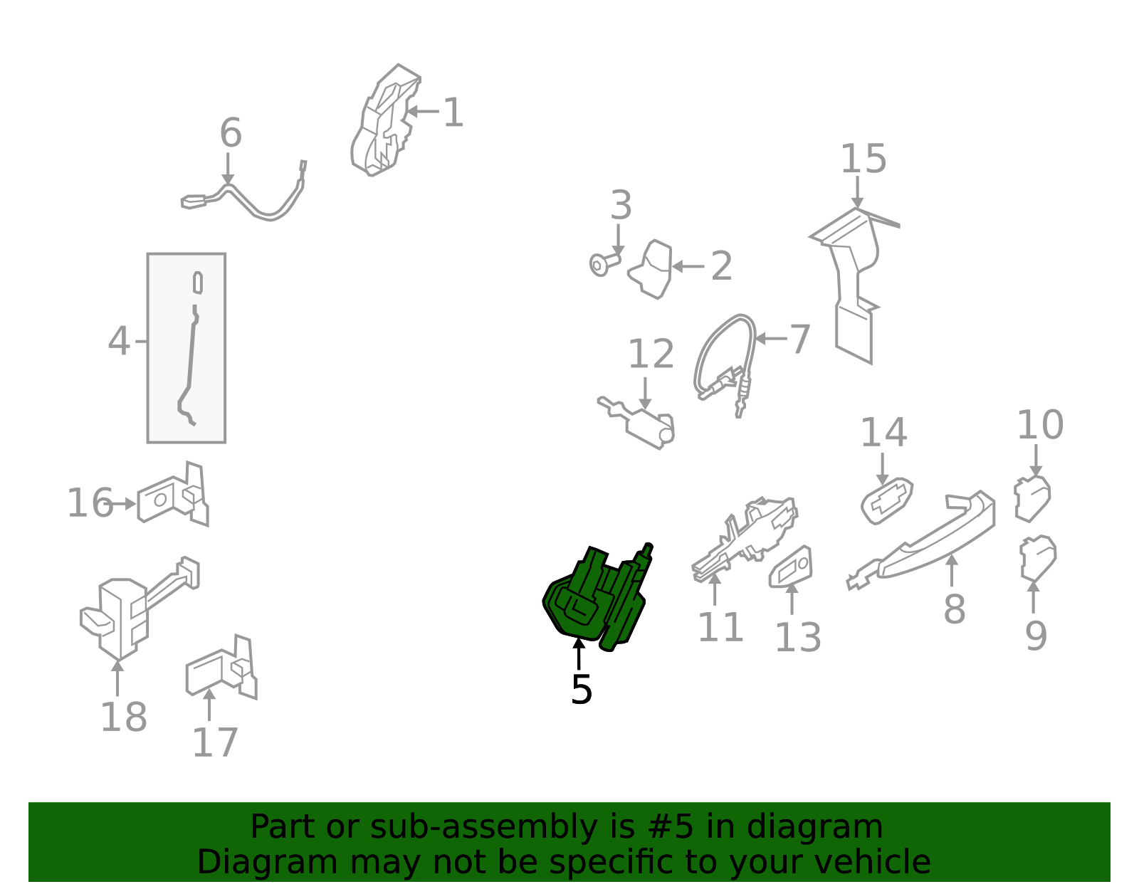 51-20-7-419-840 - Latch - 2014-2021 BMW | Buy BMW Parts Now