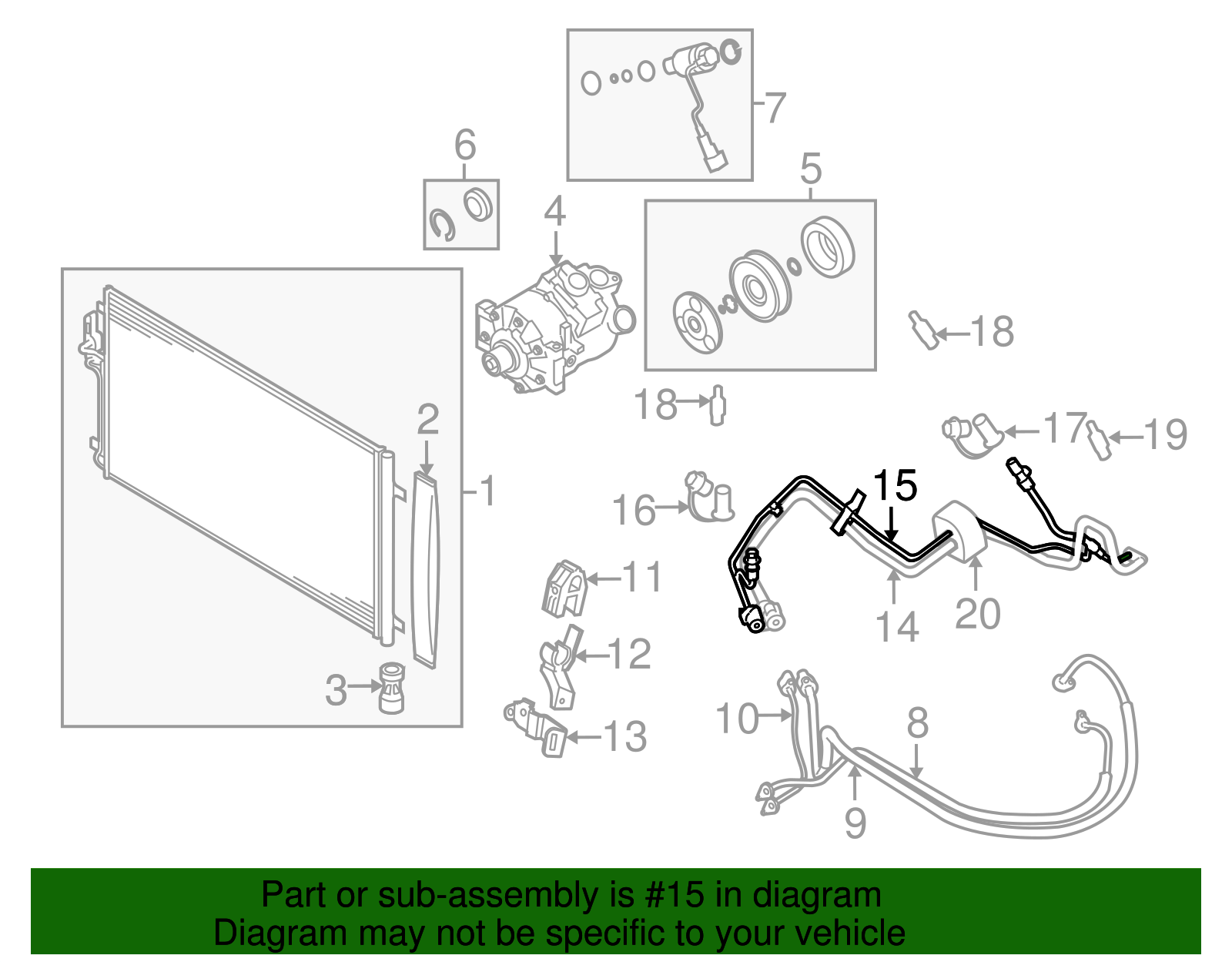 2007-2011 Volvo Pressure Pipe 31315115 | OEM Euro Parts
