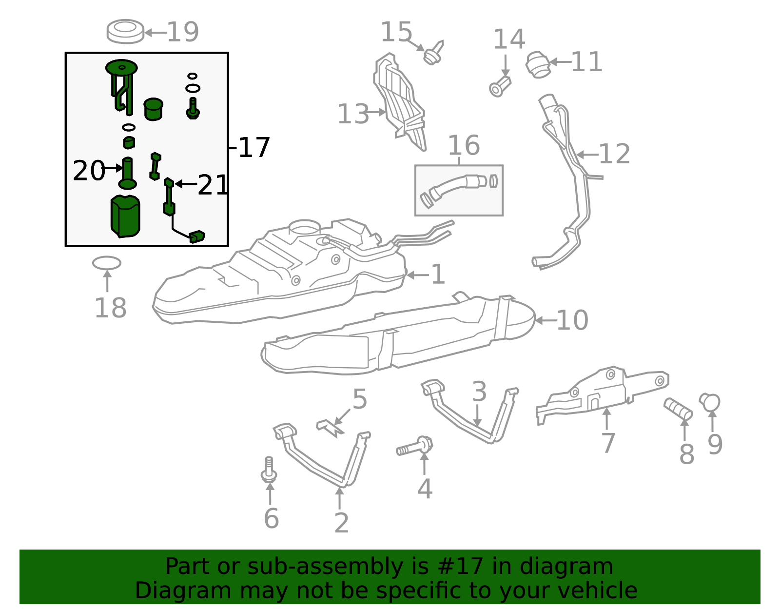 77020-60530 - Fuel Pump And Sender Assembly 2016-2021 Toyota Land ...