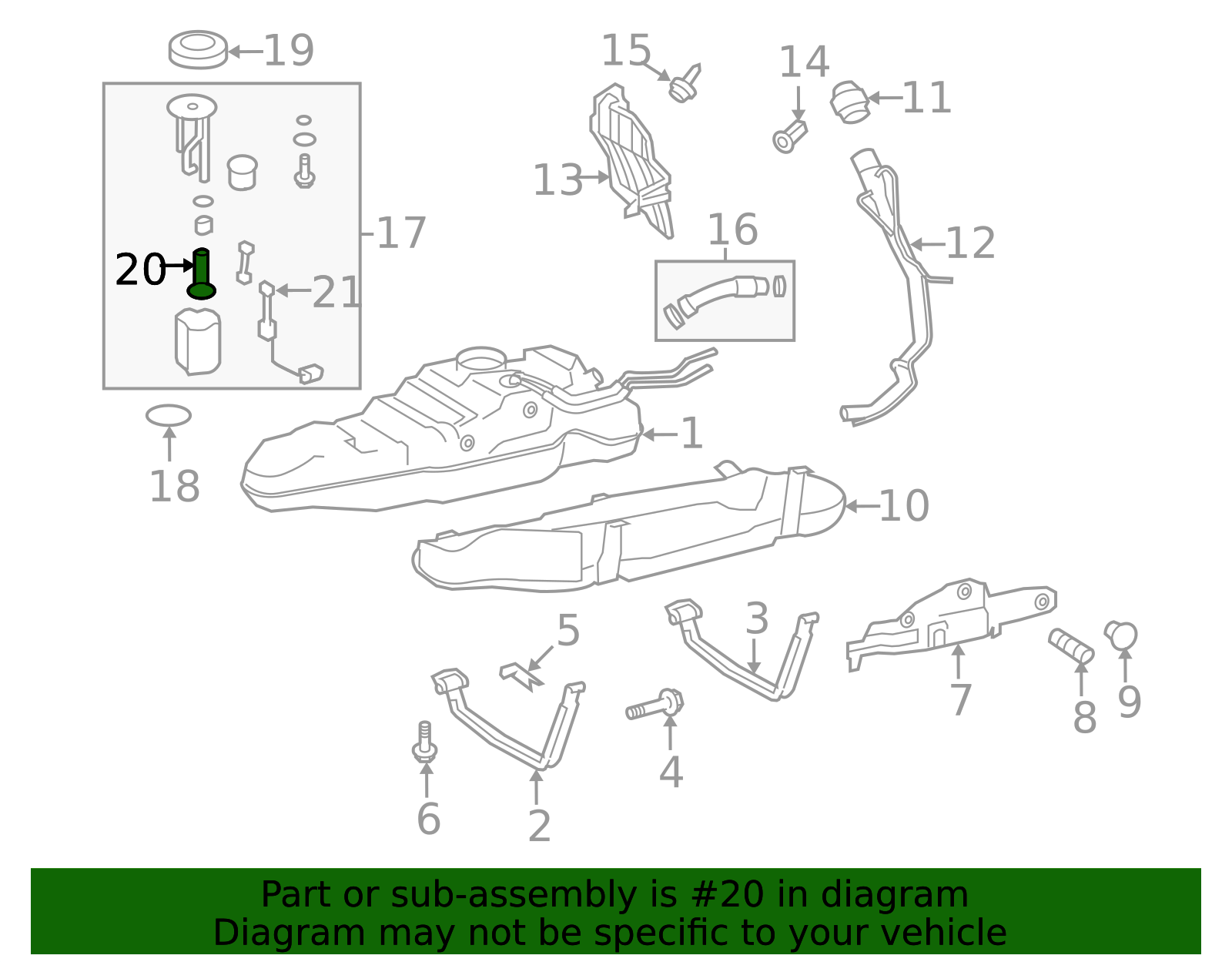 23220-50271 - Fuel Pump And Strainer Set 2008-2021 Toyota Land Cruiser ...