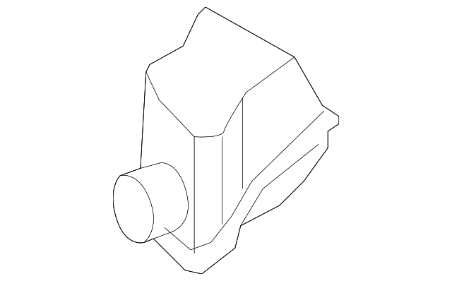 Hyundai - 28191-2B000 - Resonator Assembly - 2007-2009 Hyundai Santa Fe ...