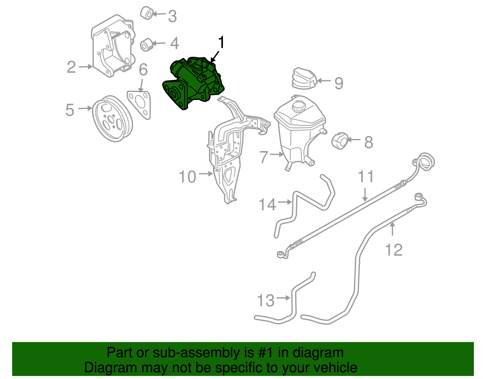 4E0-145-156-C - Power Steering Pump 2005-2009 Audi A8 Quattro | Audi ...