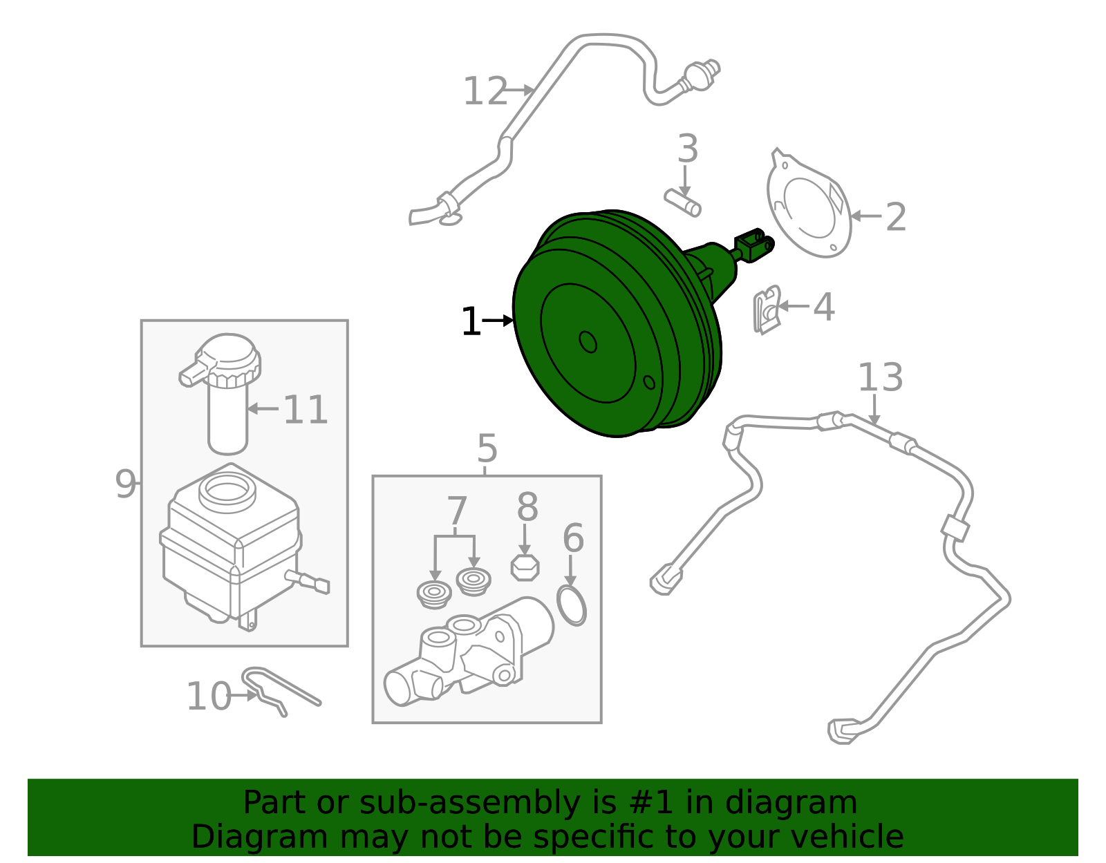 34-33-6-792-956 - Booster - 2011-2016 BMW | BMW Parts Exchange
